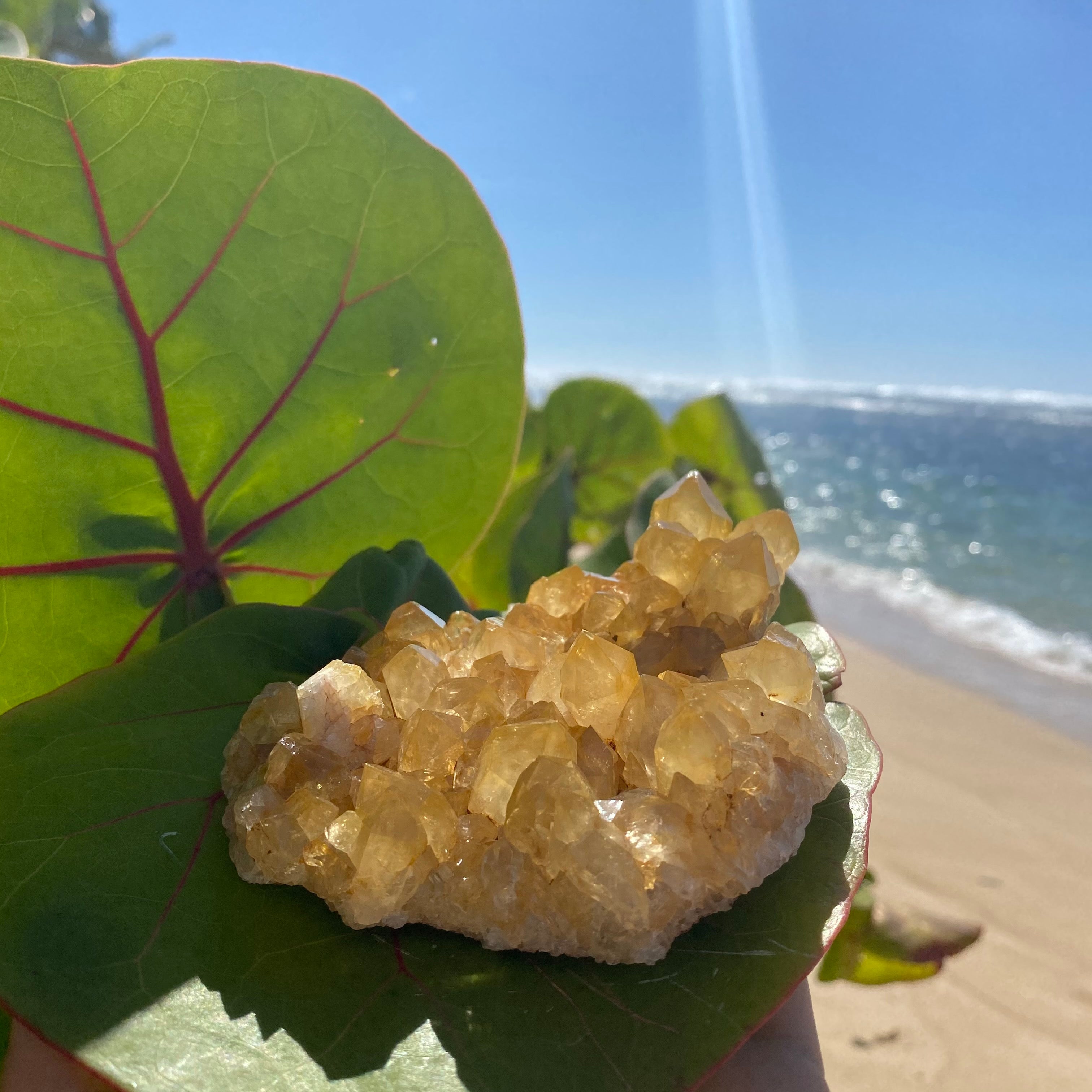 Congo Citrine Cluster #41 – lemuriacrystalshop